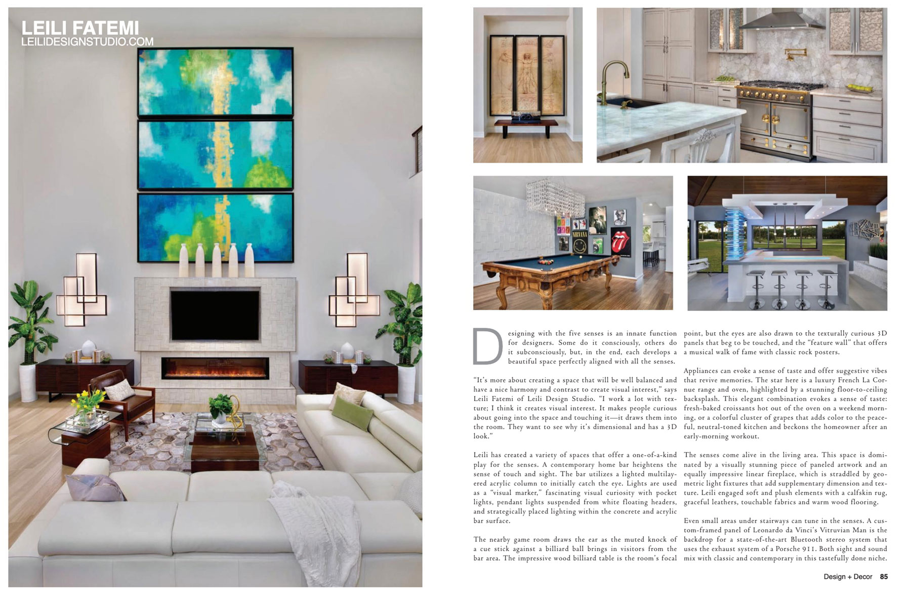 DESIGN+DECOR - Leili Design Studio